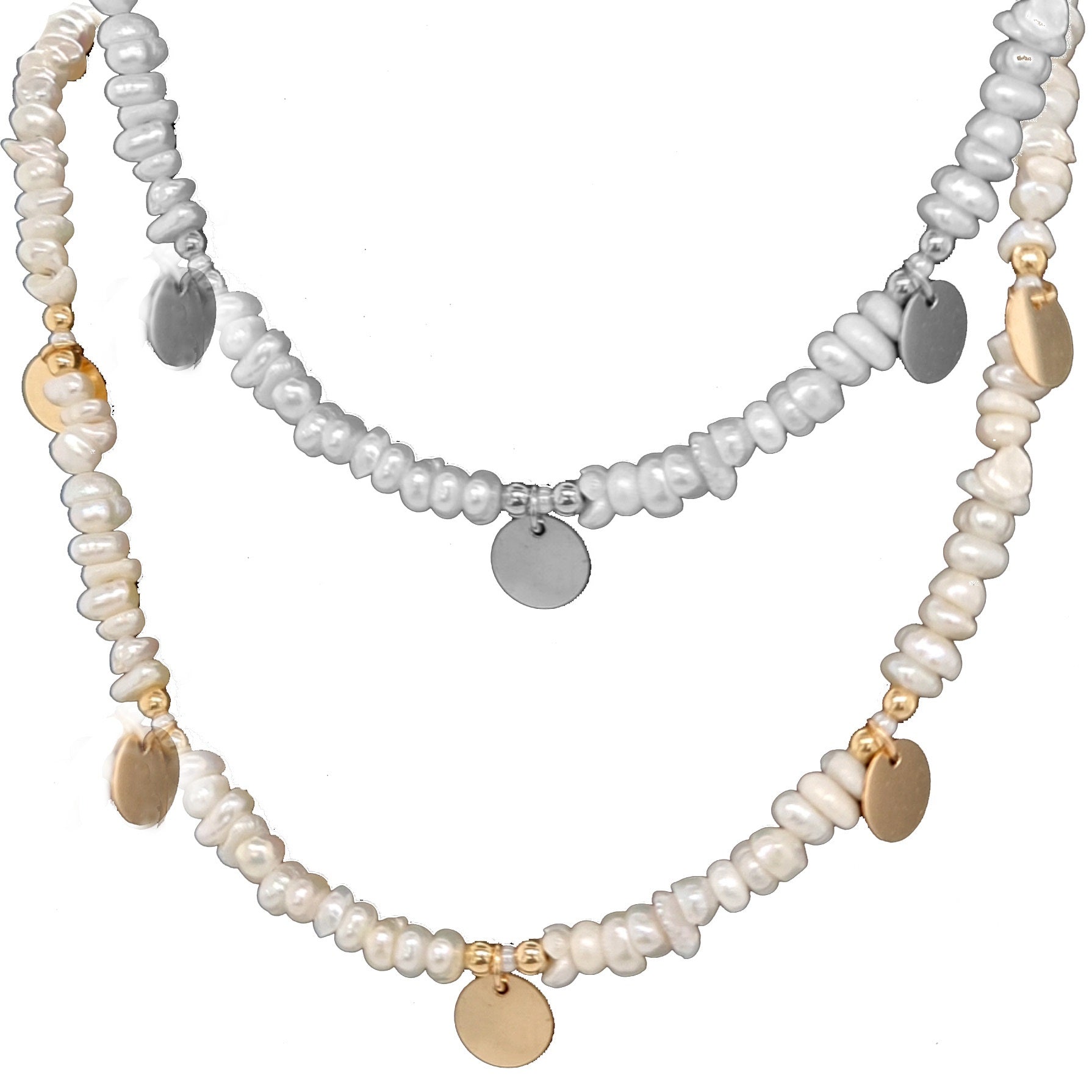 Cora Freshwater Pearl Necklace 14k Gold filled or Sterling Silver ...